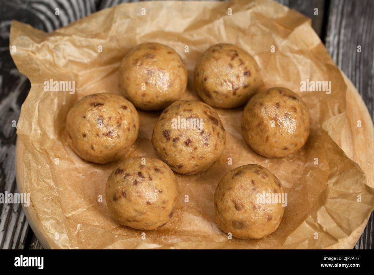 Useful homemade sweets. Coconut flour with dark chocolate. In the form ...