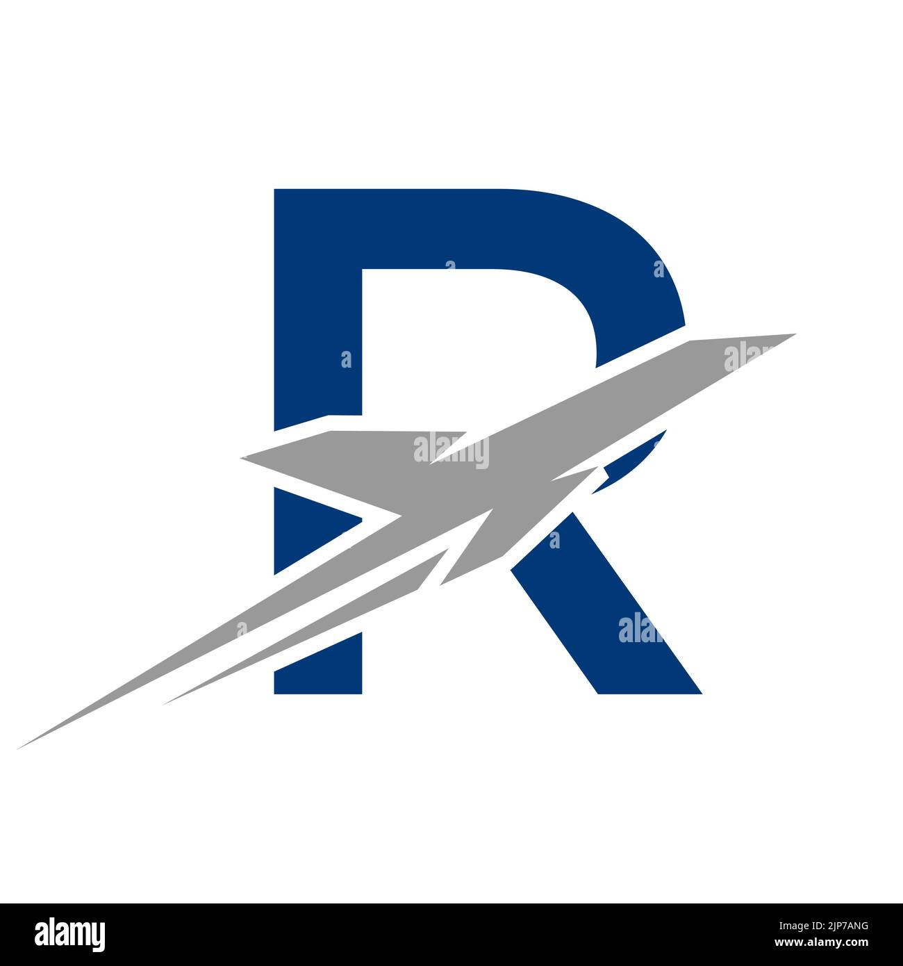 Tropical Travel Logo On Letter R Concept. Modern R Initial Travel logo ...