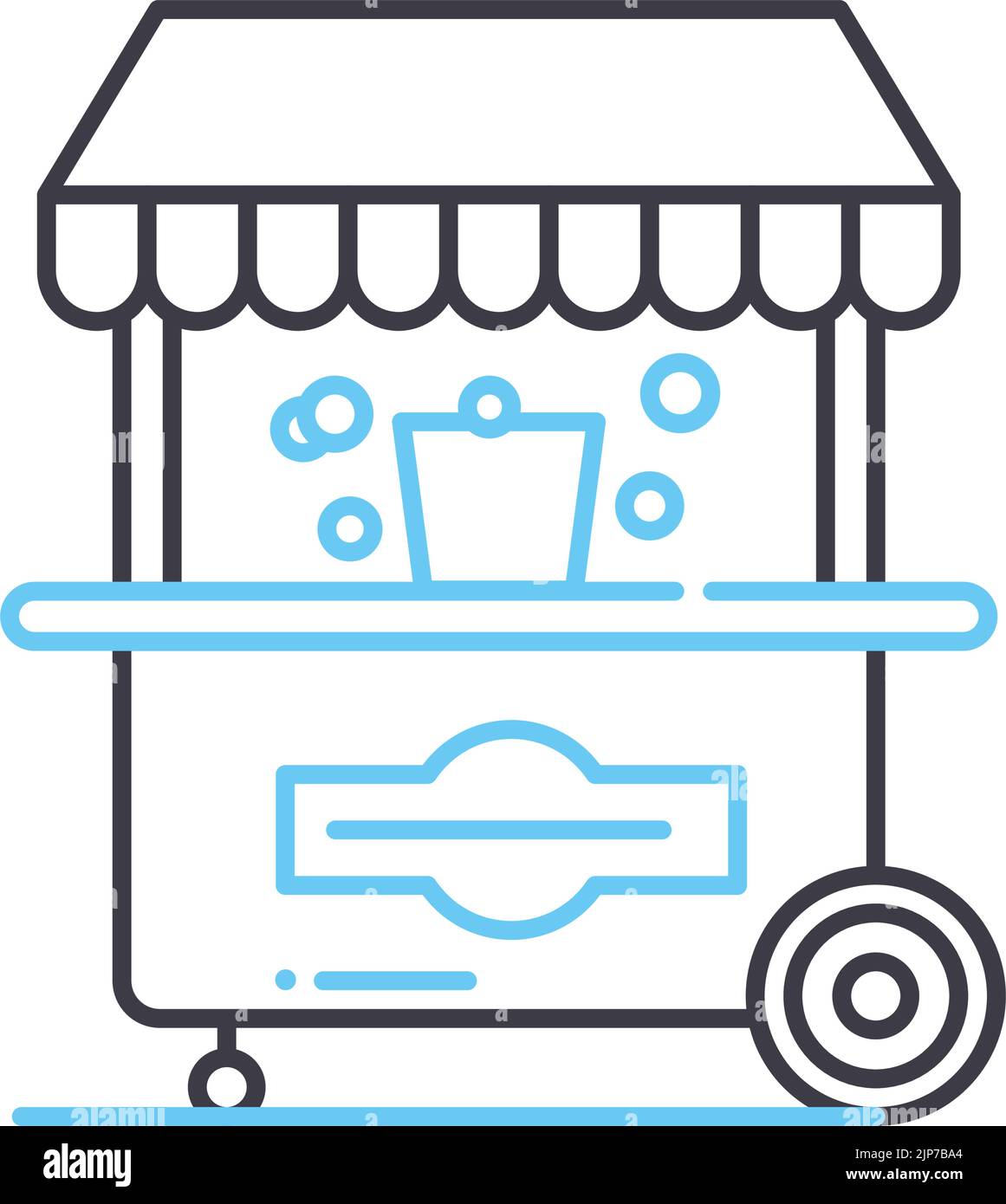 Corn icon simple outline Cut Out Stock Images & Pictures - Alamy