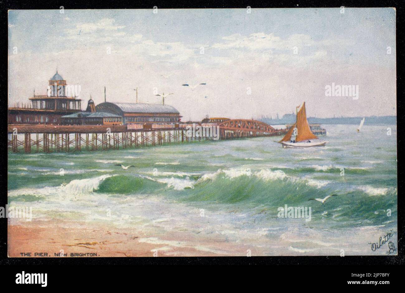 The Pier, New Brighton Stock Photo - Alamy