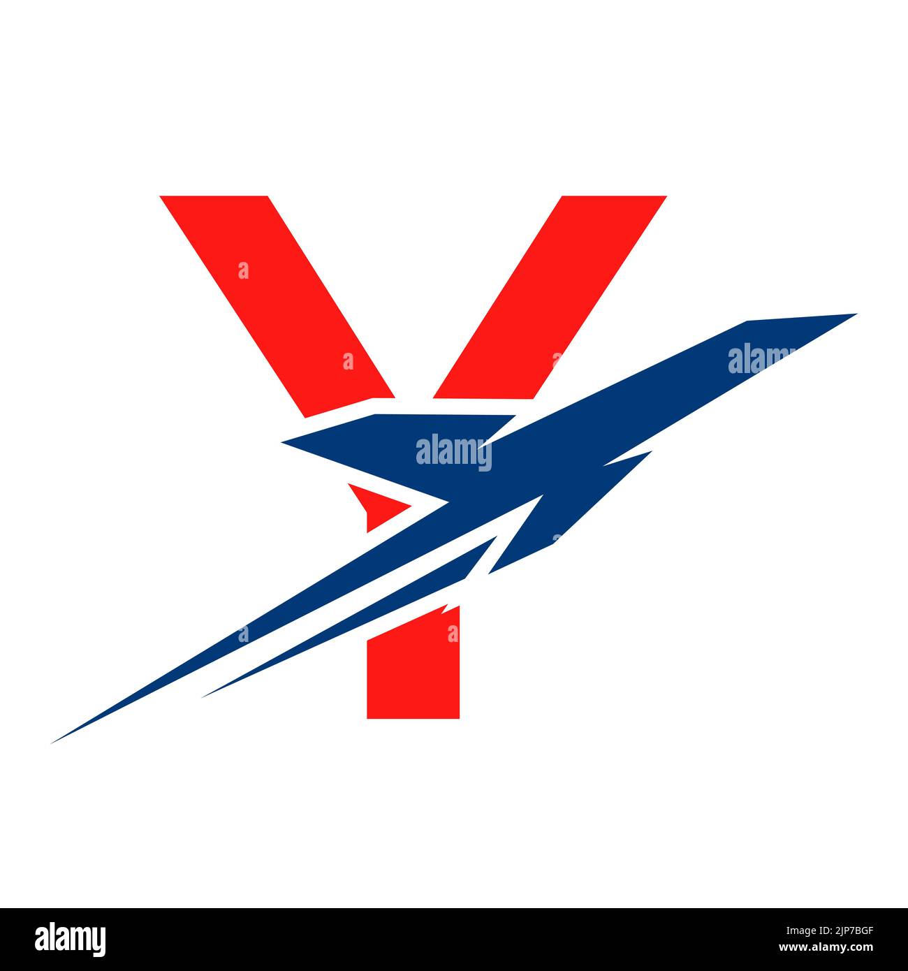 Tropical Travel Logo On Letter Y Concept. Modern Y Initial Travel logo ...