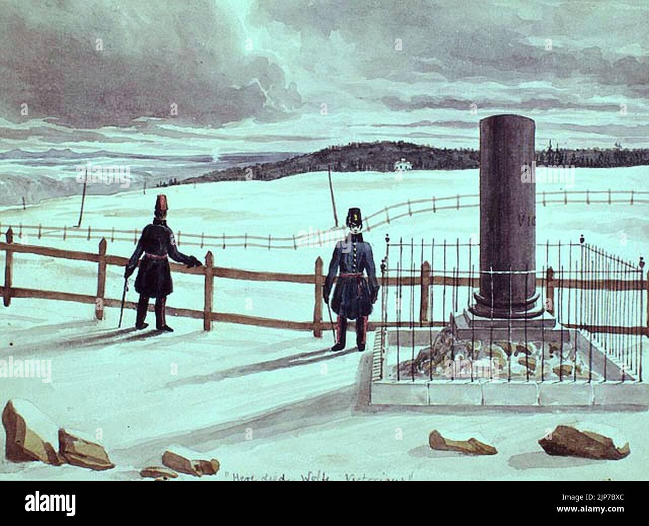 The Plains of Abraham, ca. 1836 Stock Photo - Alamy