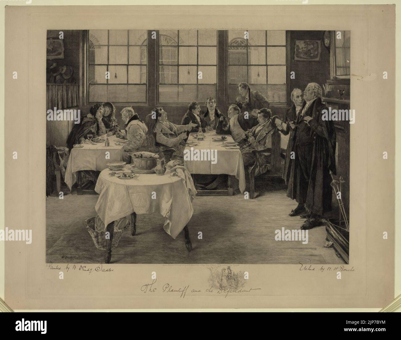 The plaintiff and the defendant Stock Photo - Alamy