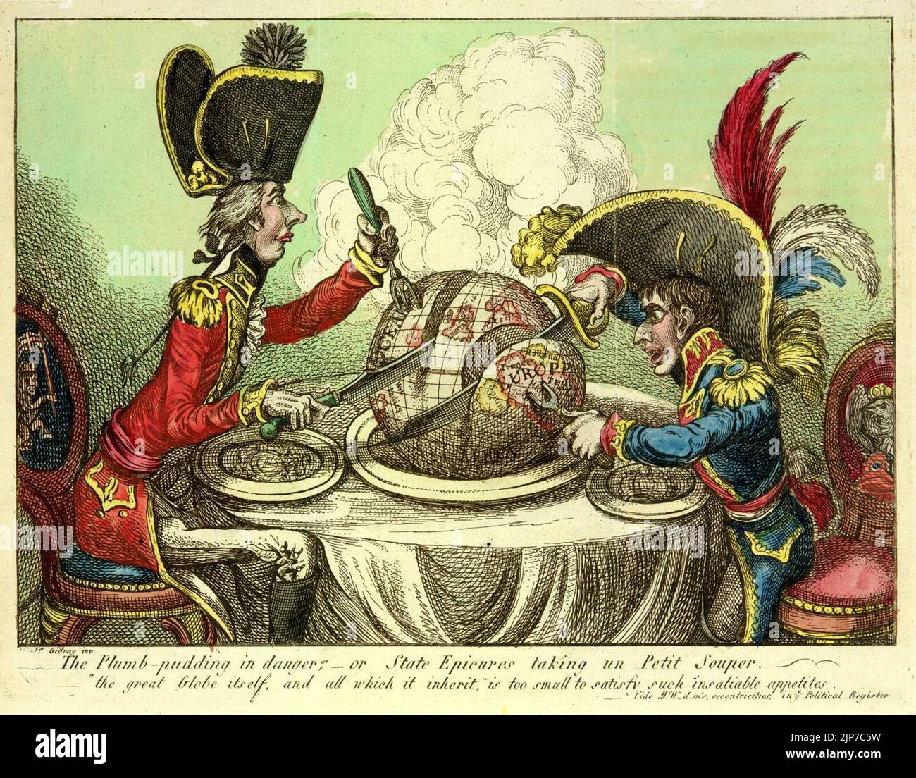 The Plumb-pudding in danger (NAPOLEON 156 Stock Photo - Alamy