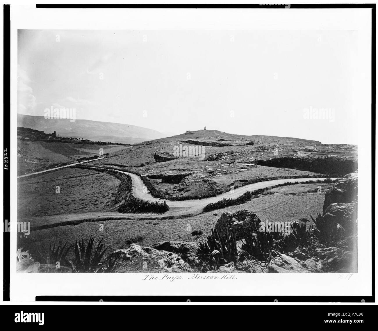 The Pnyx. Museon Hill Stock Photo - Alamy