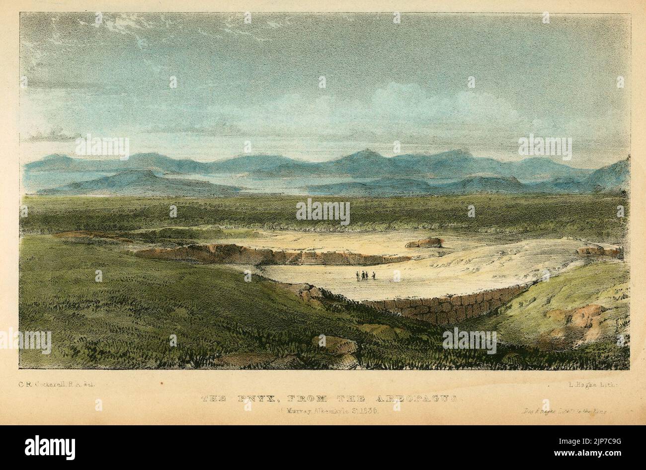 The Pnyx, from the Areopagus - Wordsworth Christopher - 1837 Stock ...