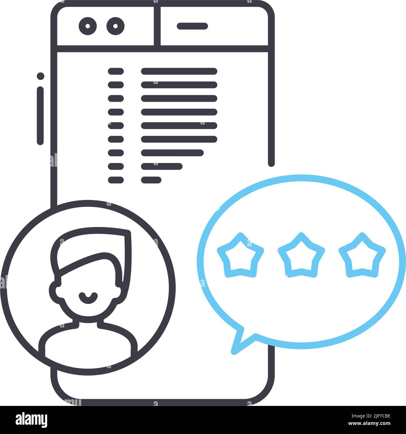 Customer opinion and review Stock Vector Images - Alamy