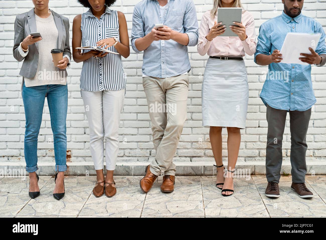 The design team who uses social media to market. unrecognizable ...