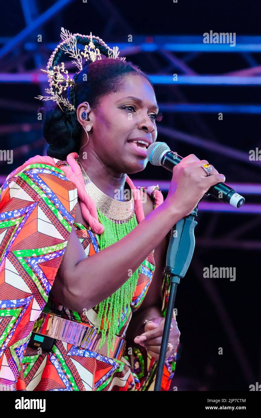 British-Nigerian singer and lyricist and lead vocalist Eno Williams ...