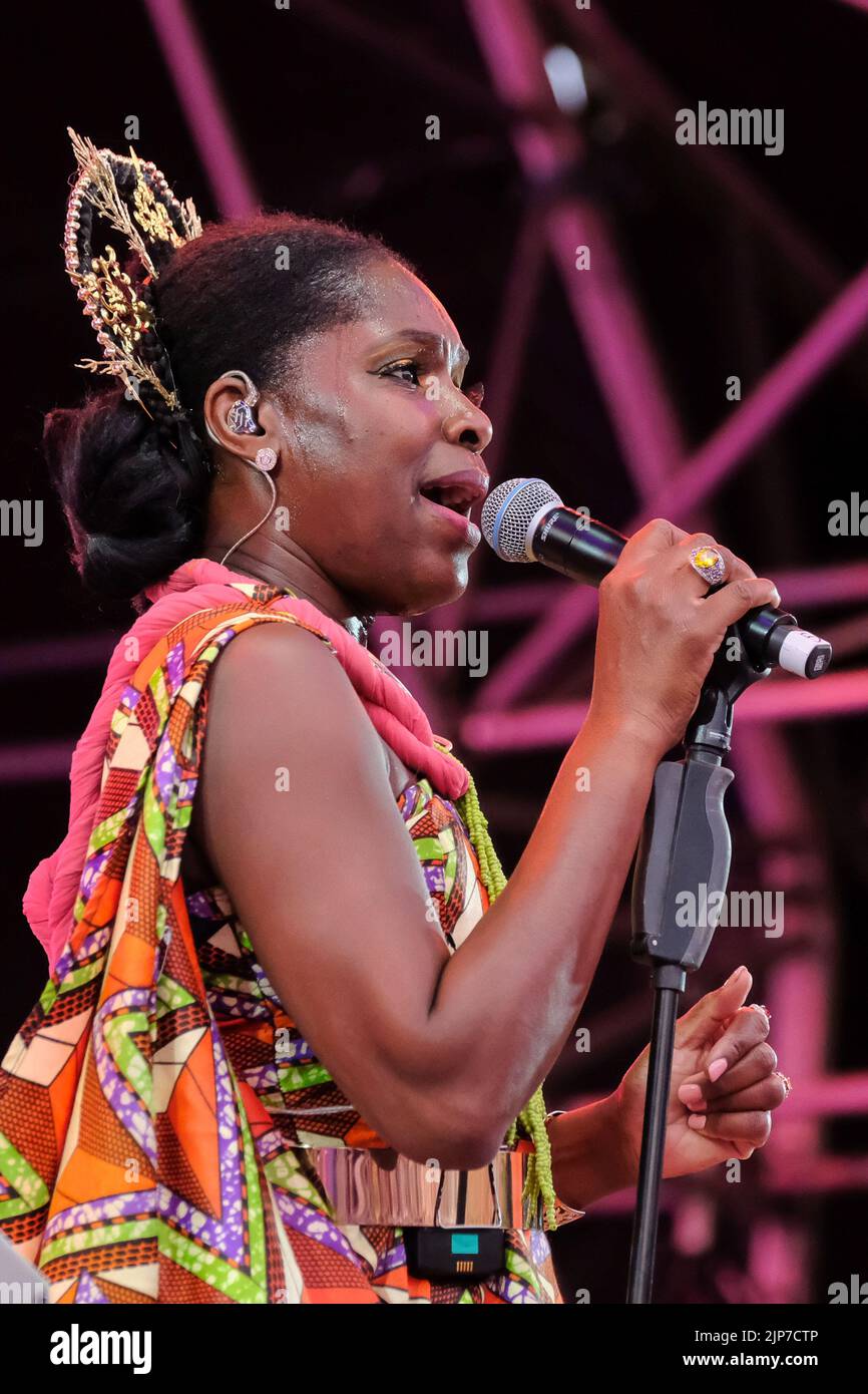 British-Nigerian singer and lyricist and lead vocalist Eno Williams ...