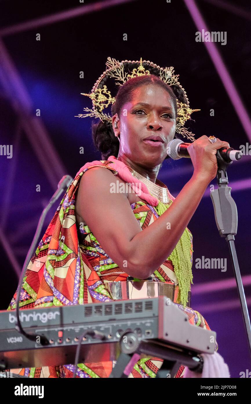 British-Nigerian singer and lyricist and lead vocalist Eno Williams ...