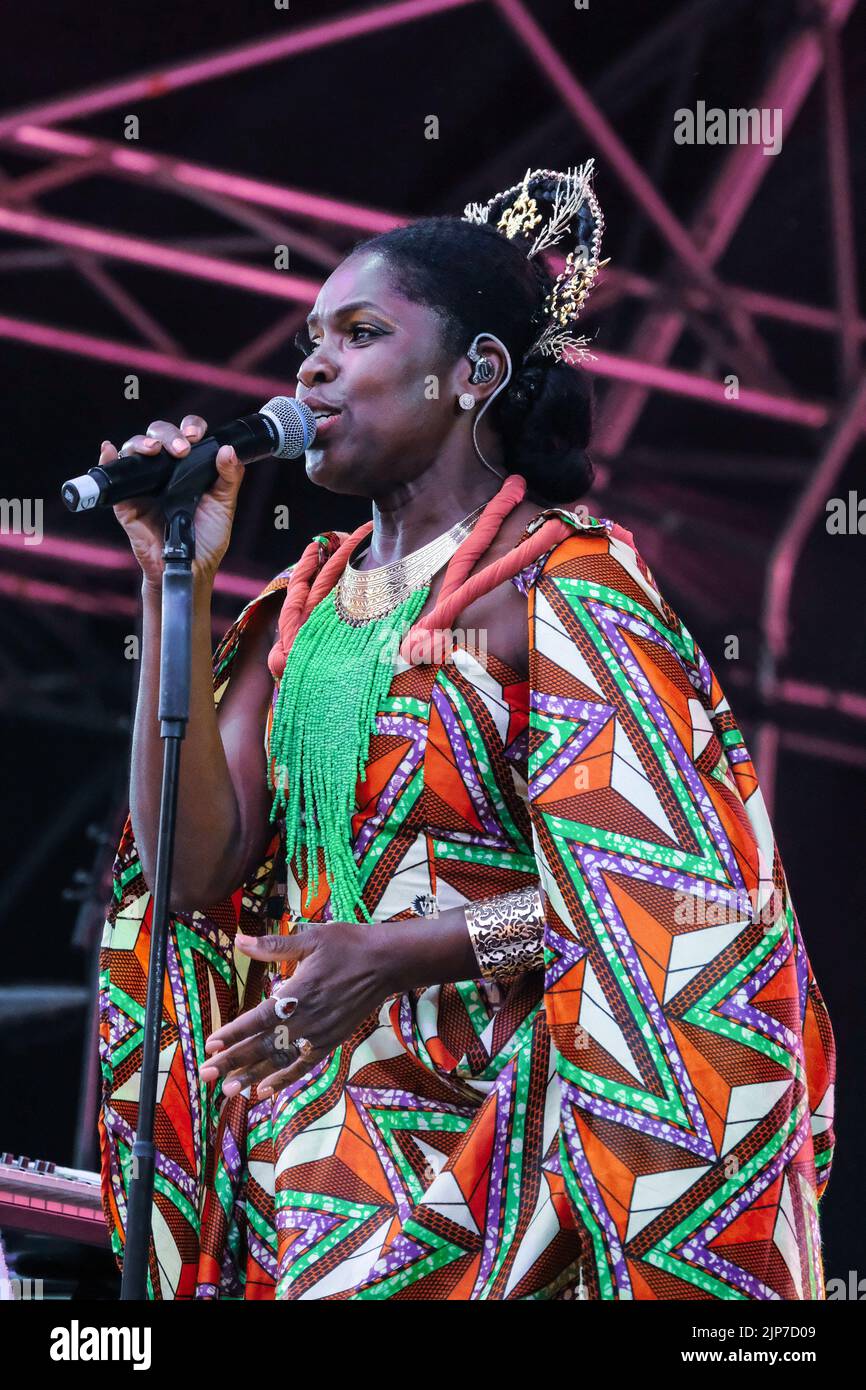 British-Nigerian singer and lyricist and lead vocalist Eno Williams ...