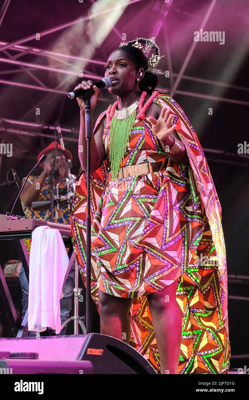 British-Nigerian singer and lyricist and lead vocalist Eno Williams ...