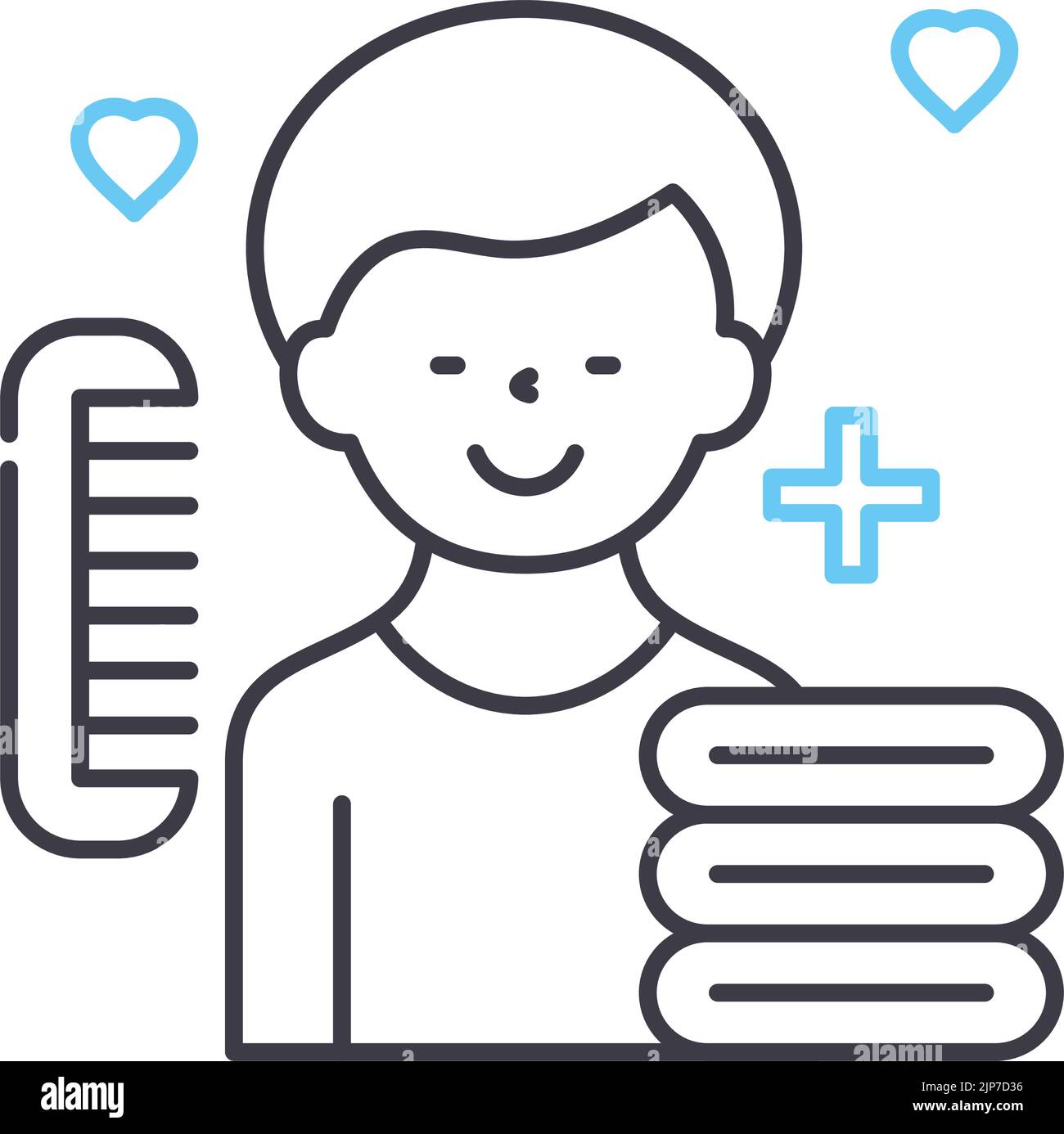 Male healthcare worker Stock Vector Images - Alamy