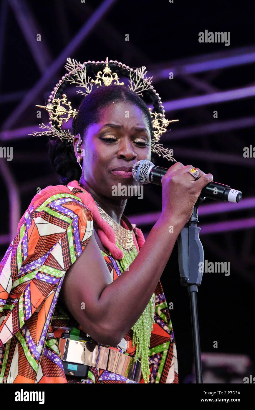 British-Nigerian singer and lyricist and lead vocalist Eno Williams ...