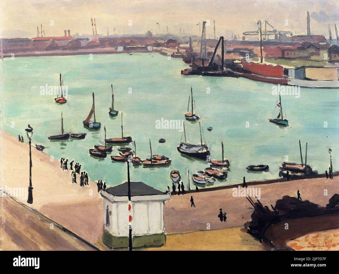 The Port at Havre Albert Marquet Stock Photo - Alamy