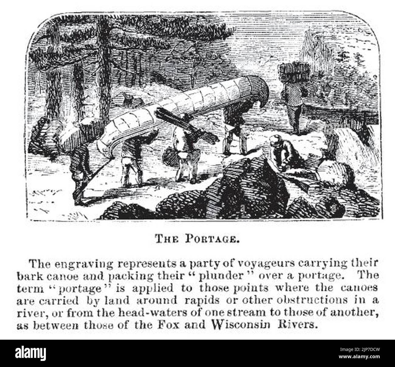 The portage the portage Cut Out Stock Images & Pictures - Alamy