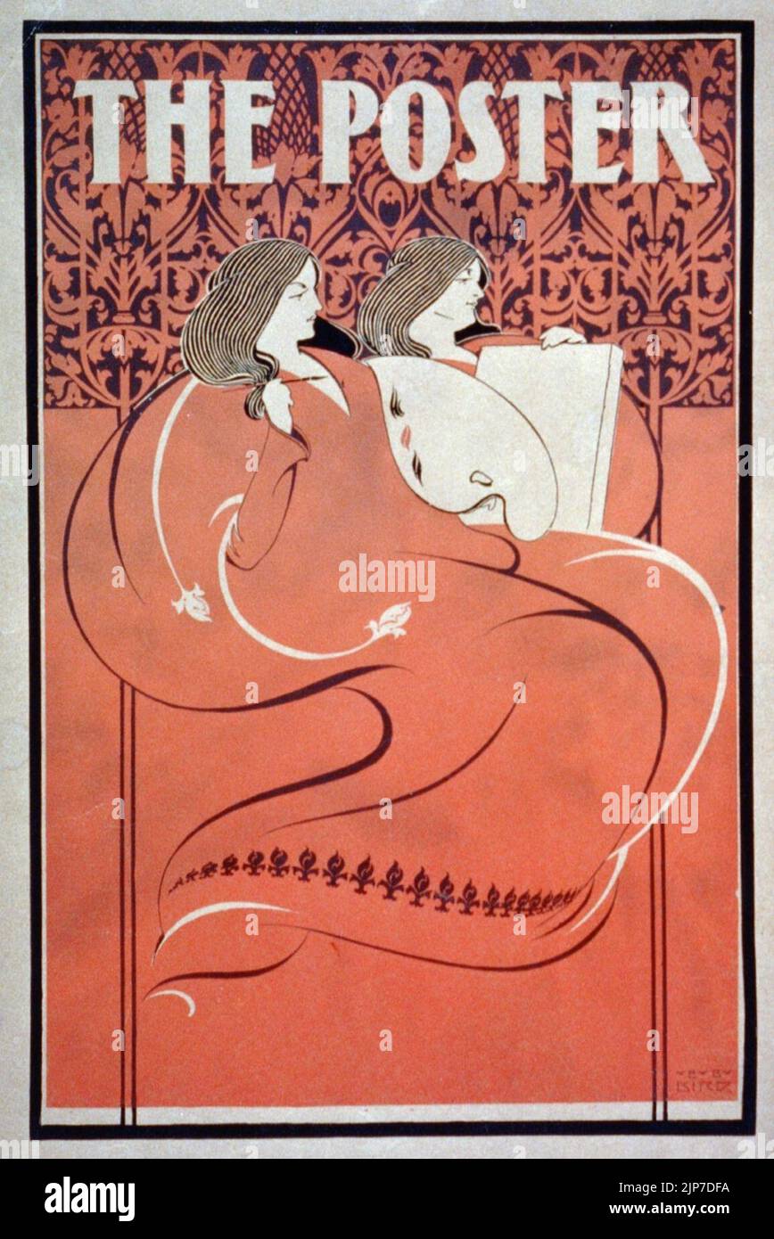 The Poster. Miss Art and Miss Litho Stock Photo - Alamy