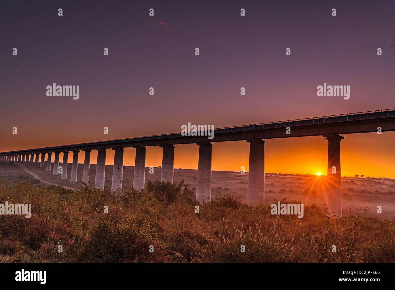 Nairobi National Park Kenya Railway Bridge Standard gauge railway ...