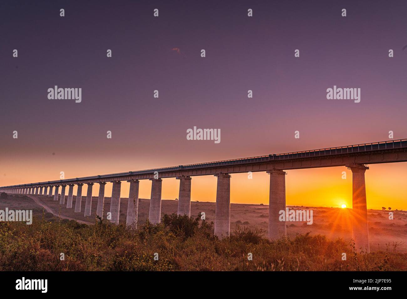 Nairobi National Park Kenya Railway Bridge Standard gauge railway ...