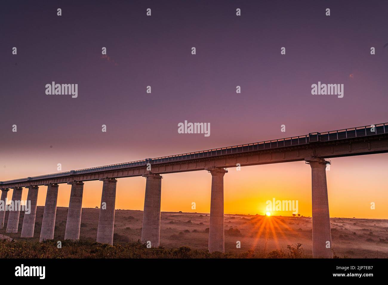 Nairobi National Park Kenya Railway Bridge Standard gauge railway ...
