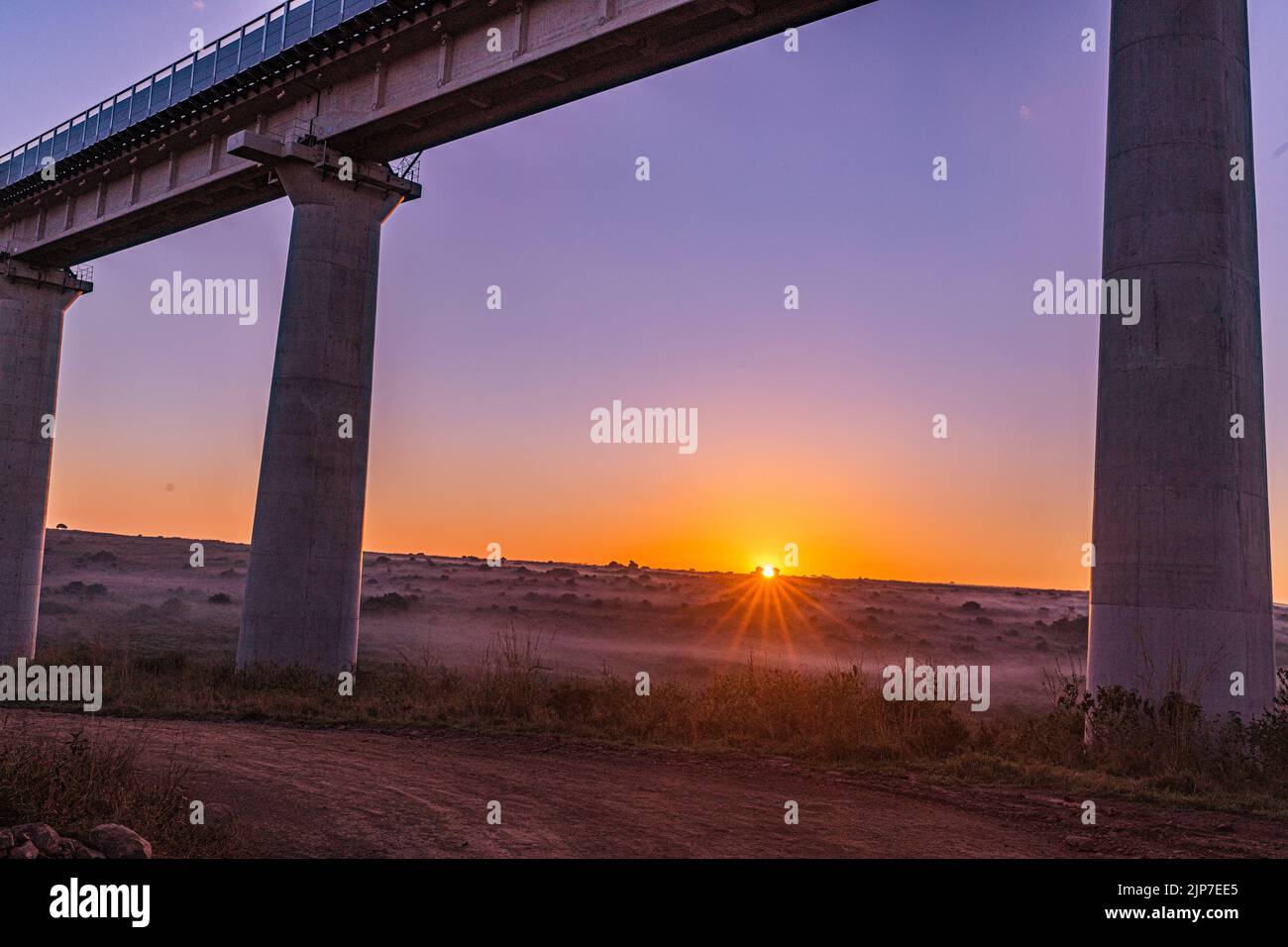 Nairobi National Park Kenya Railway Bridge Standard gauge railway ...