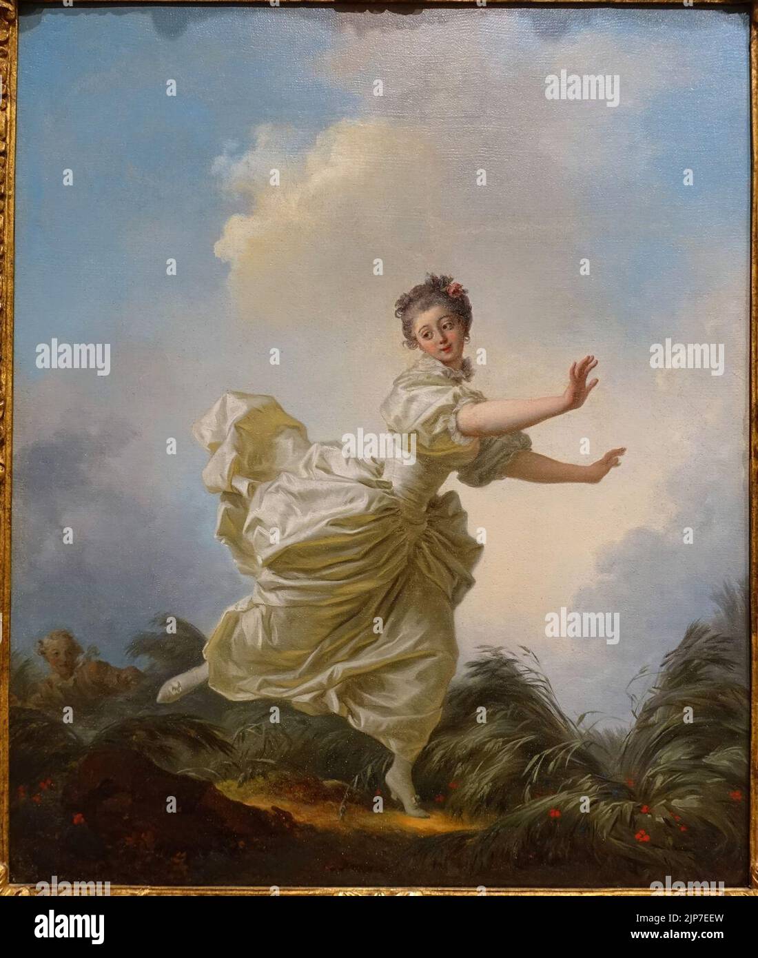 The Pre-Arranged Flight, by Jean-Honore Fragonard, c. 1772-1773 Stock ...