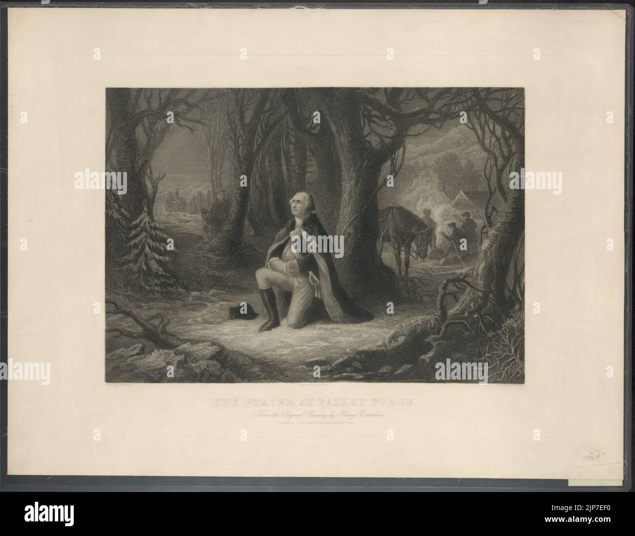 The Prayer at Valley Forge From the original painting by Henry ...