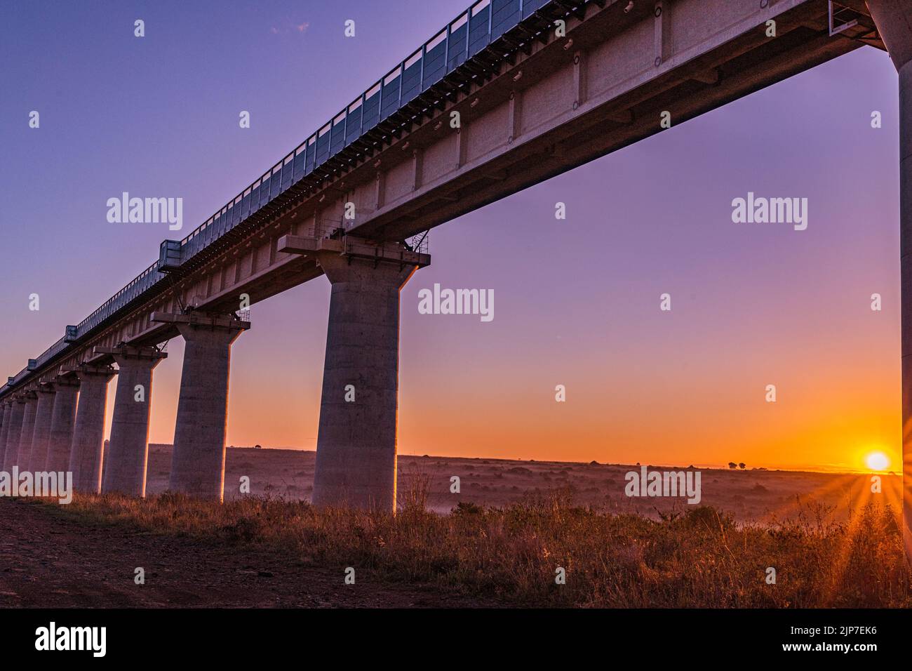 Nairobi National Park Kenya Railway Bridge Standard gauge railway ...