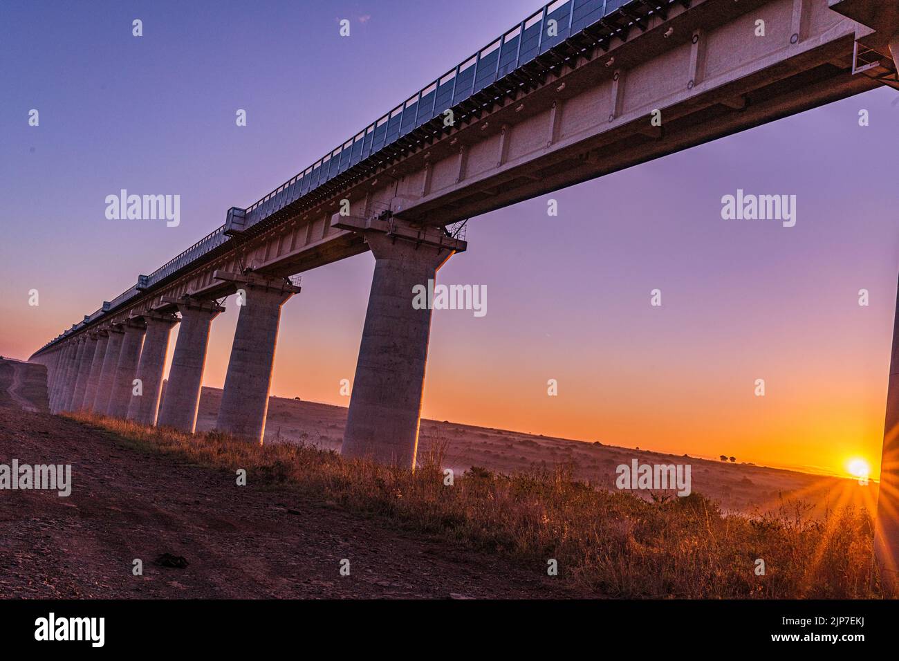 Nairobi National Park Kenya Railway Bridge Standard gauge railway ...
