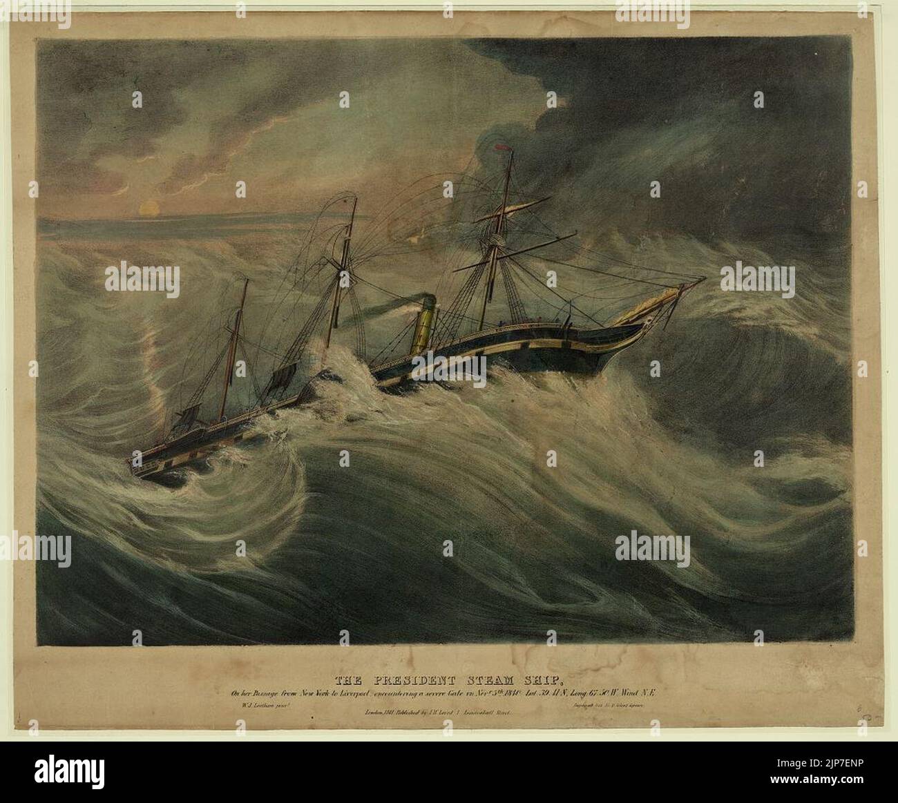 The President steam ship Stock Photo - Alamy