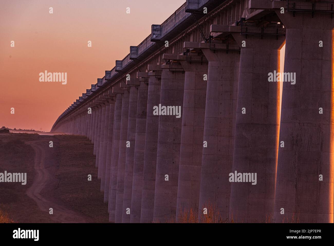 Nairobi National Park Kenya Railway Bridge Standard gauge railway ...