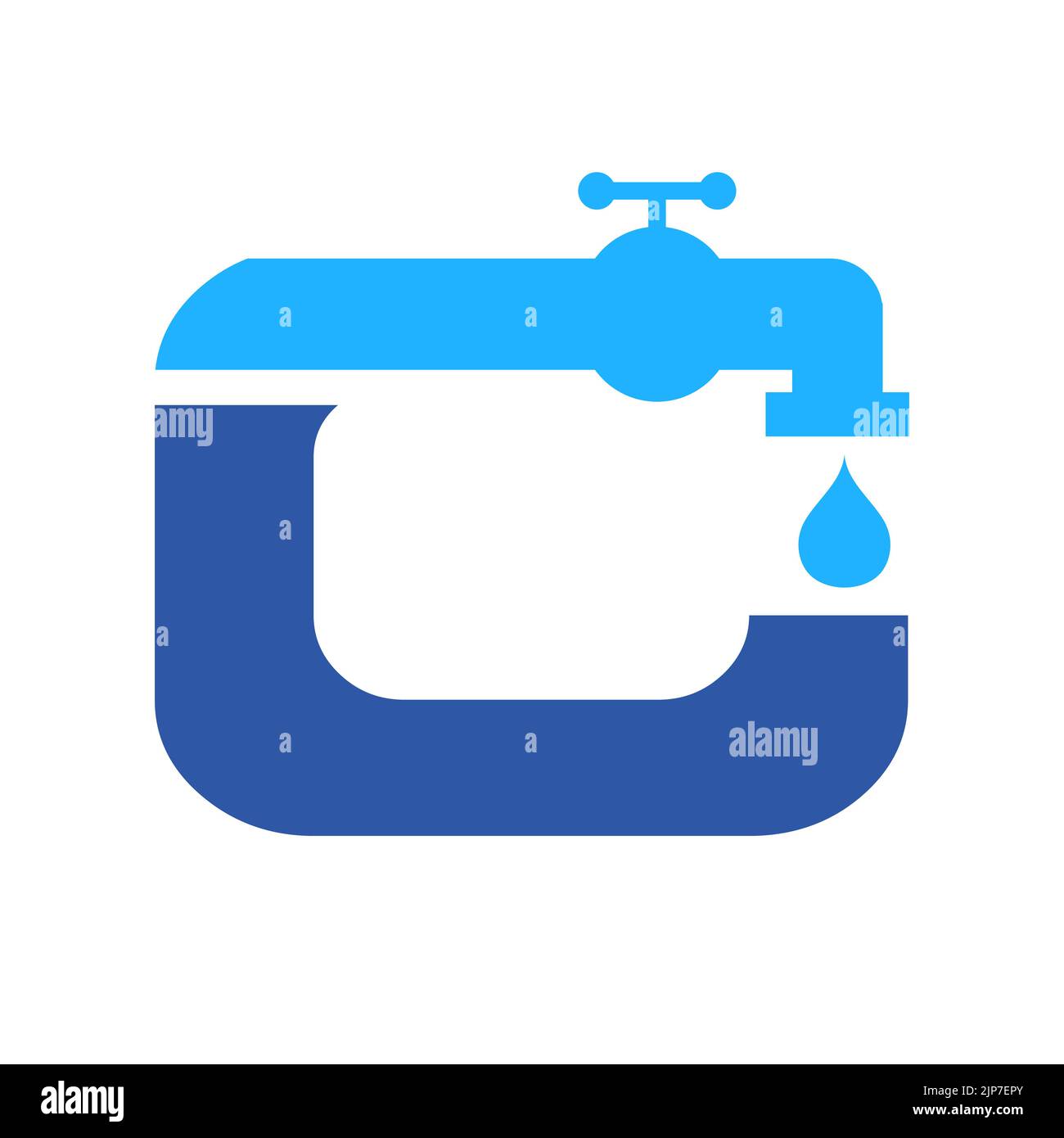 Letter C Plumber Logo Design. Plumbing Water with Letter C Logo ...