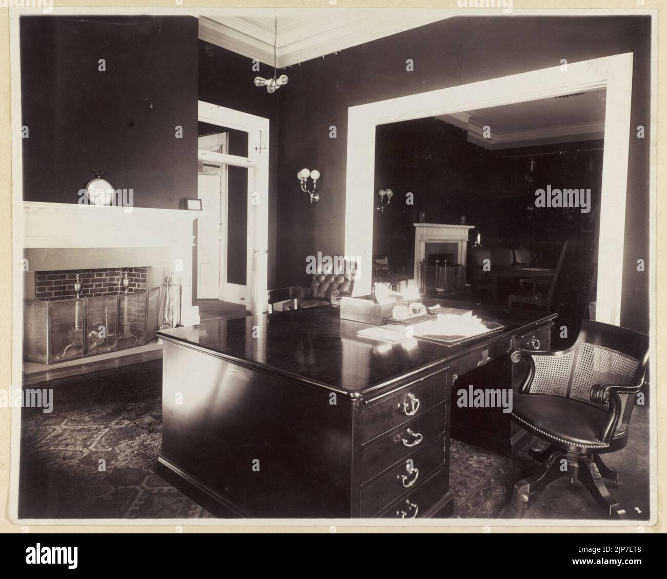 The President's private office. New White House offices Stock Photo - Alamy