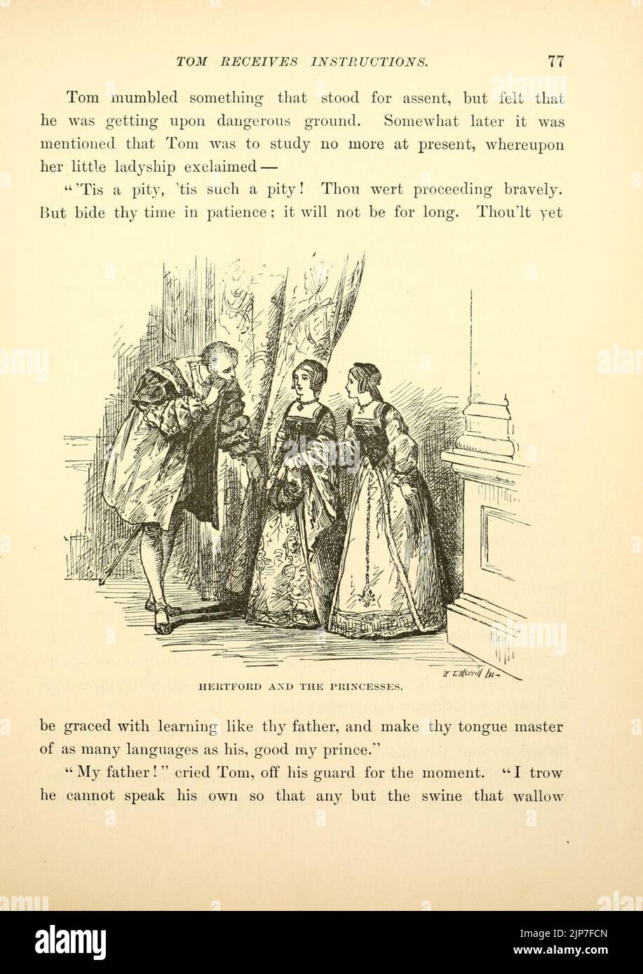 The Prince and The Pauper, p. 077 Stock Photo - Alamy