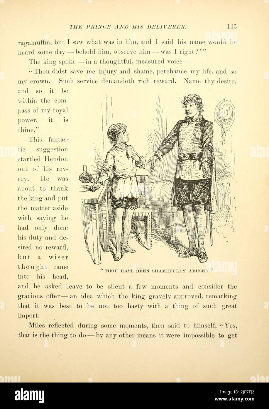 The Prince and The Pauper, p. 145 Stock Photo - Alamy