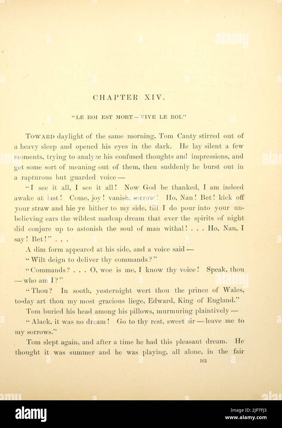 The Prince and The Pauper, p. 161 Stock Photo - Alamy