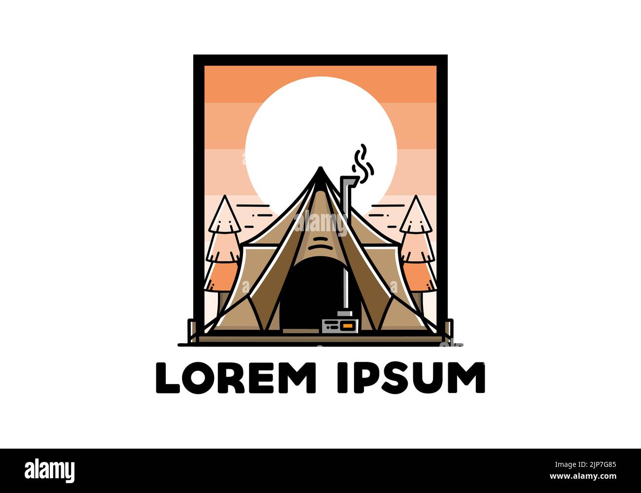 Teepee glamping Cut Out Stock Images & Pictures - Alamy
