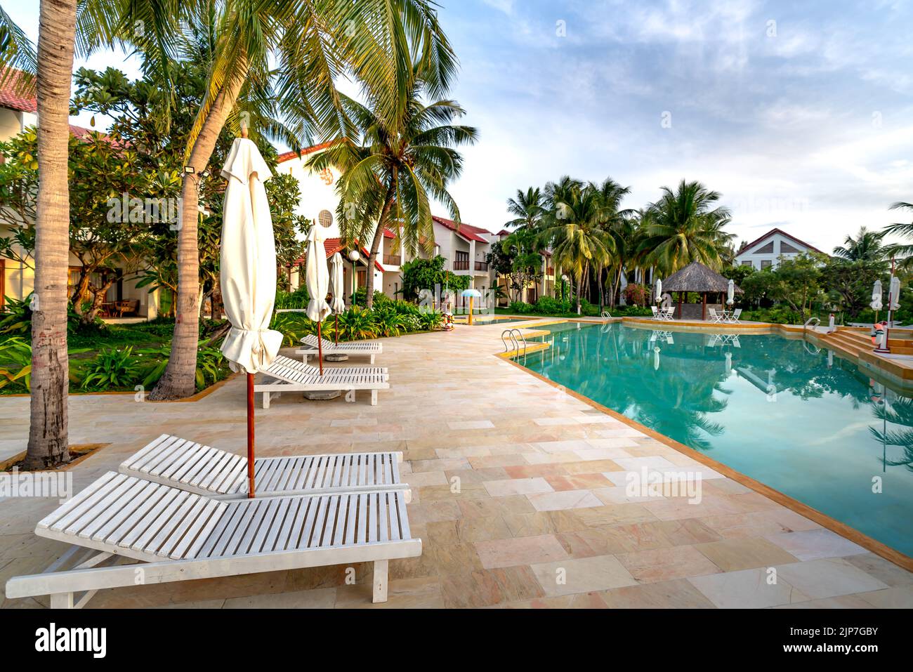 View of the swimming pool on the premises of 4-star Pax Ana resort in ...