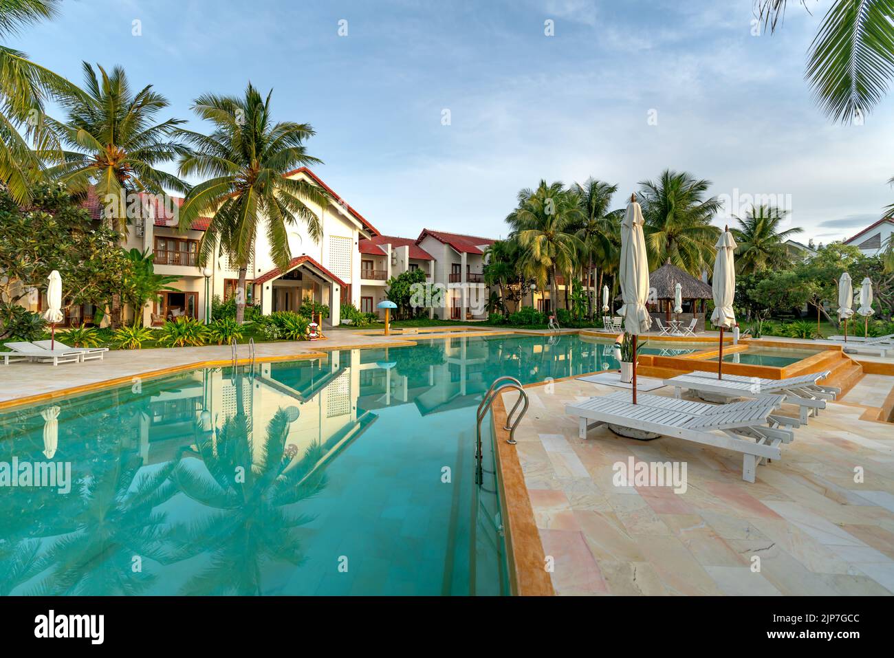 View of the swimming pool on the premises of 4-star Pax Ana resort in ...