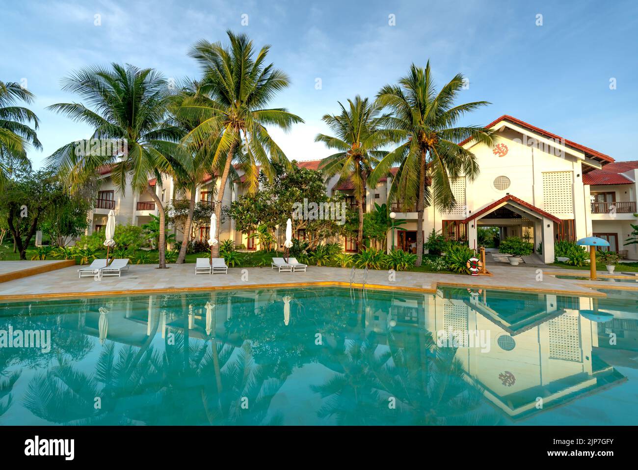 View of the swimming pool on the premises of 4-star Pax Ana resort in ...