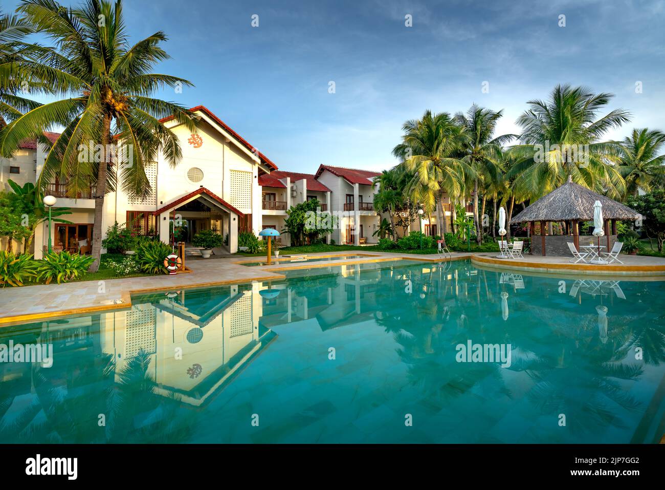 View of the swimming pool on the premises of 4-star Pax Ana resort in ...