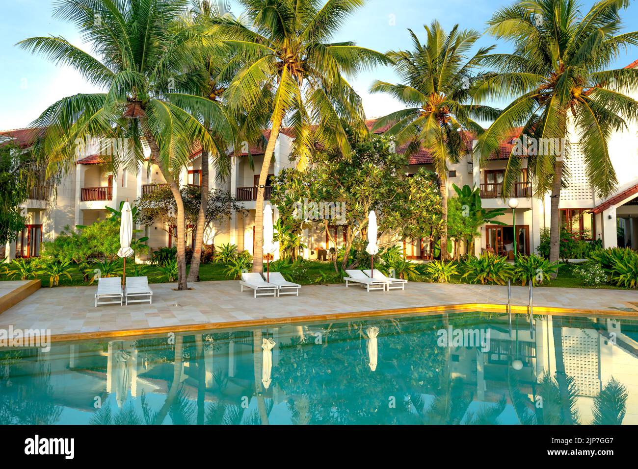 View of the swimming pool on the premises of 4-star Pax Ana resort in ...