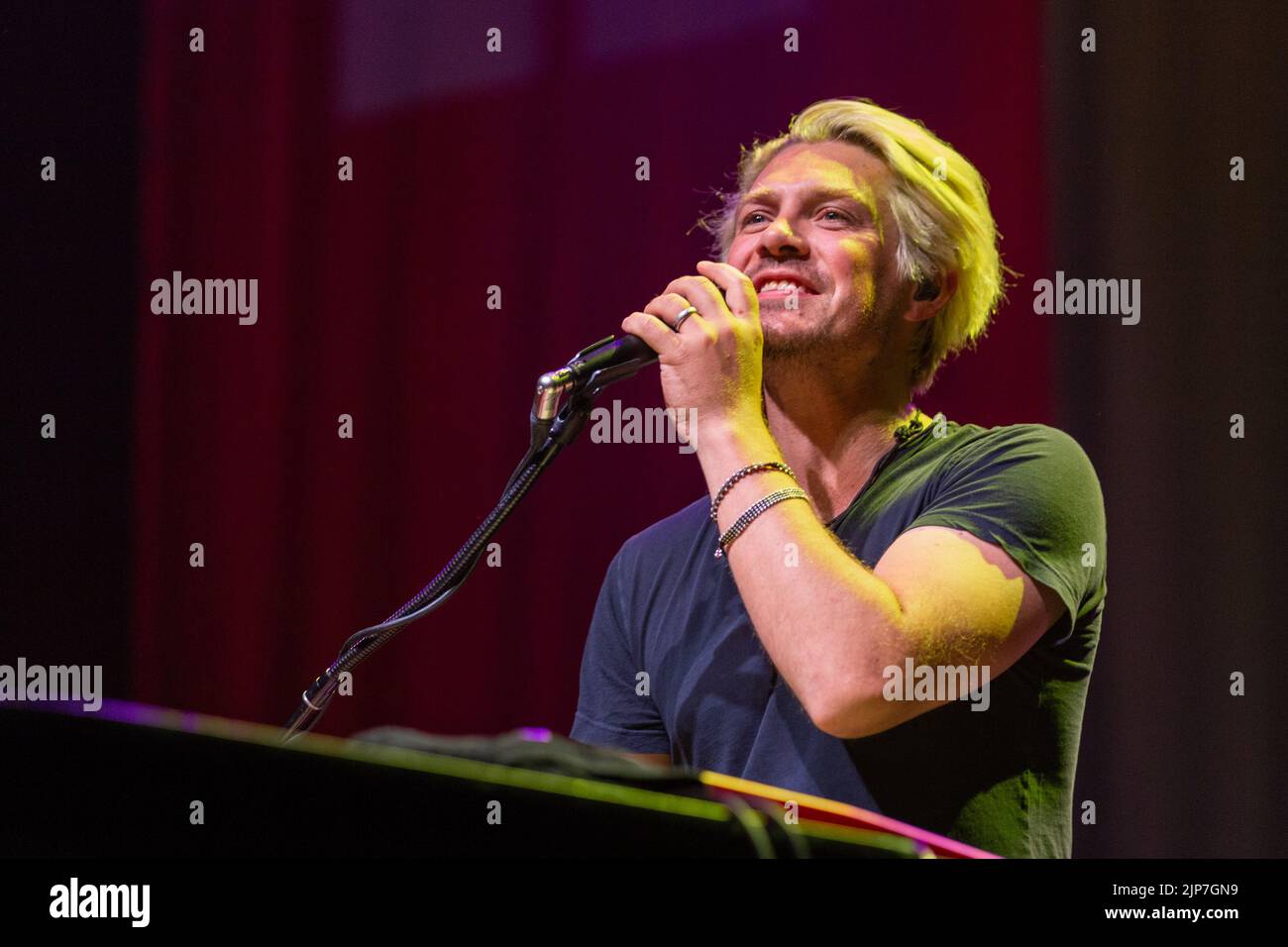 Taylor Hanson of Hanson on August 14, 2022, at The Sylvee in Madison ...