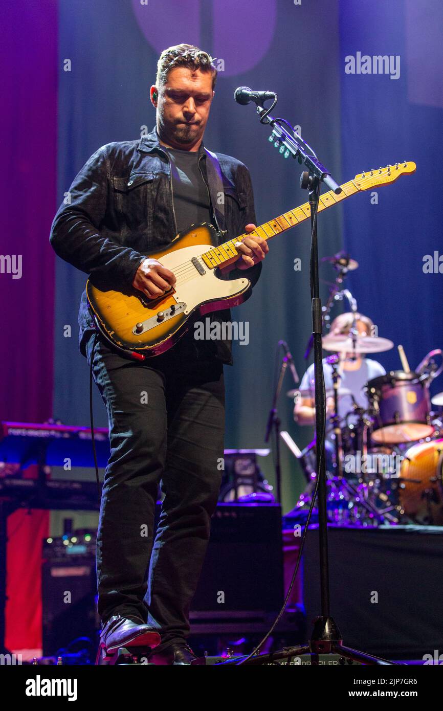 Isaac Hanson of Hanson on August 14, 2022, at The Sylvee in Madison ...