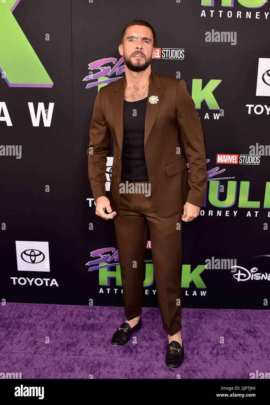 Los Angeles, USA. 15th Aug, 2022. Josh Segarra walking the red carpet ...