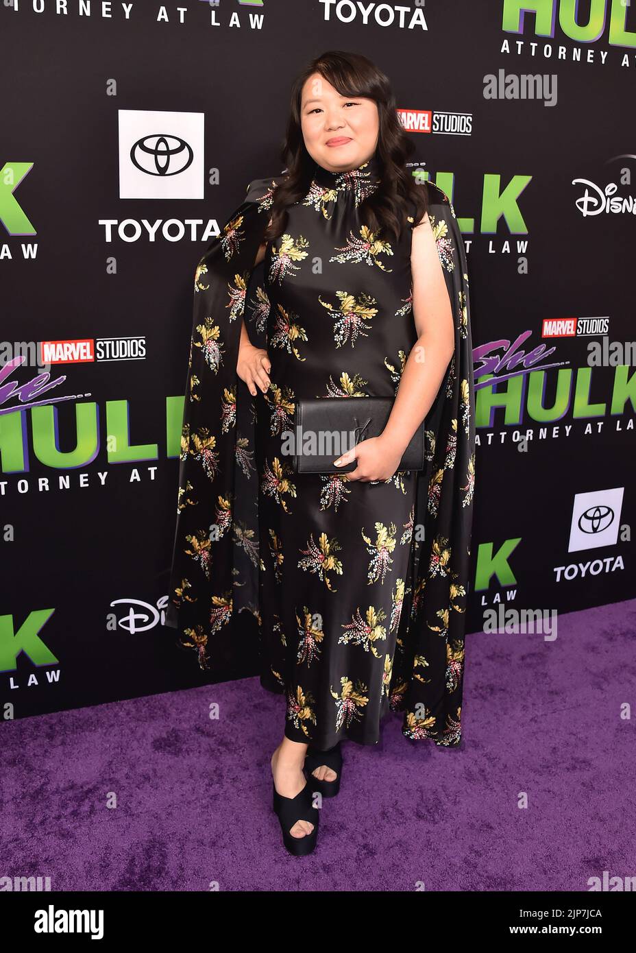 Los Angeles, USA. 15th Aug, 2022. Jessica Gao walking the red carpet at ...
