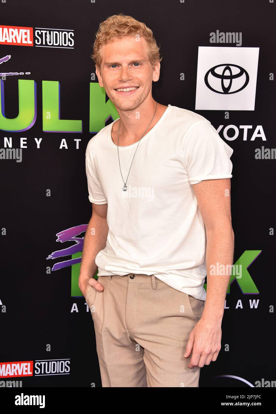 Los Angeles, CA on August 15, 2022., Brandon Stanley walking the red carpet at the Marvel ...