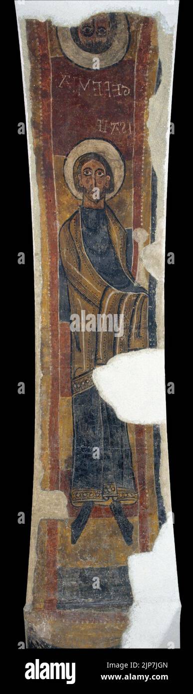 The Prophets Isaiah and Jeremiah from Santa Maria de Taüll Stock Photo ...