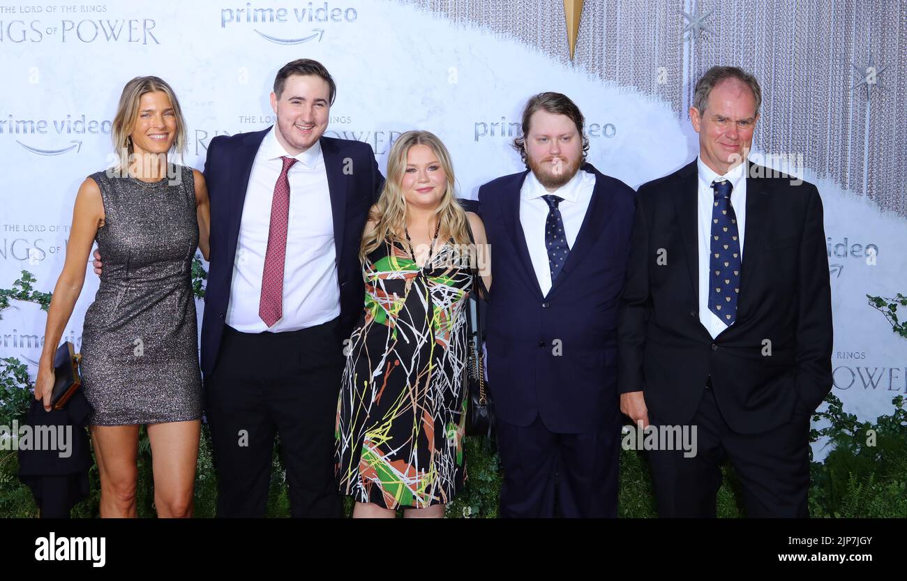 Culver City, USA. 15th Aug, 2022. Anna Tolkien, Nicholas Tolkien, Simon ...